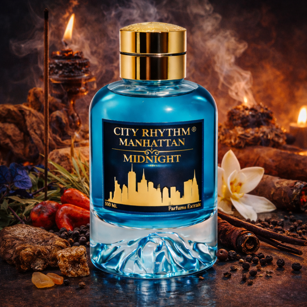 Manhattan Midnight City Rhythm Extrait de Parfum Sample – Tuxedo