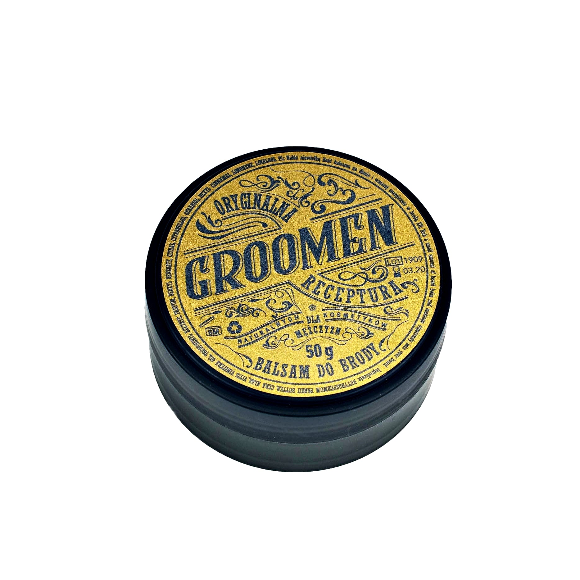 Groomen Earth Skjeggbalm 50ml – Tuxedo