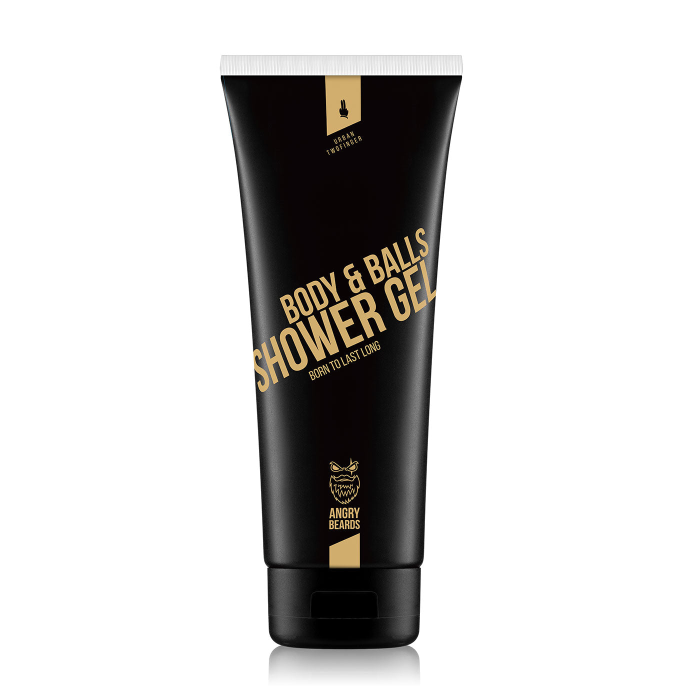 Angry Beards Dusjsåpe Kropp og Baller Urban Twofinger 230ml – Tuxedo